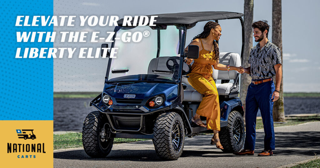 Elevate Your Ride with the E-Z-GO® Liberty Elite - National Carts